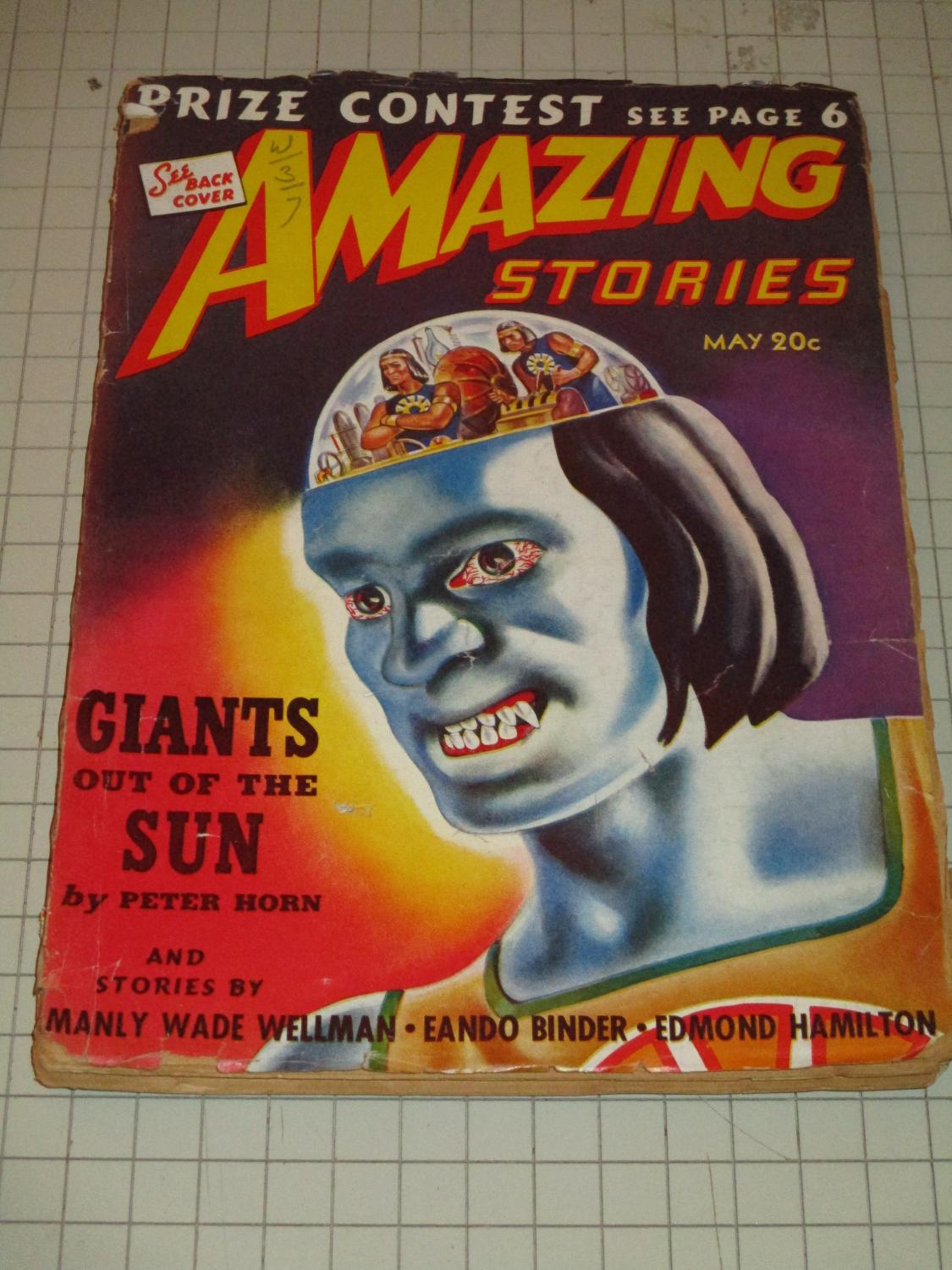 1940 Amazing Stories Pulp Magazine: Giants Out of the Sun - The Time ...
