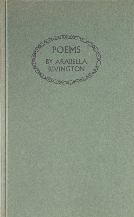Poems by (Lawrence, T.E) Rivington, Arabella: (1973) No. 57 of 80 ...