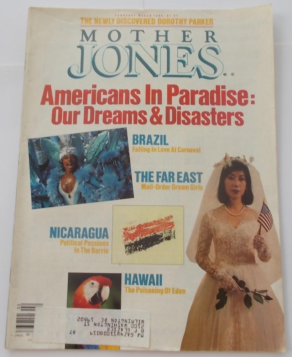 Mother Jones Magazine (February-March 1986) Cover Story: Americans In ...