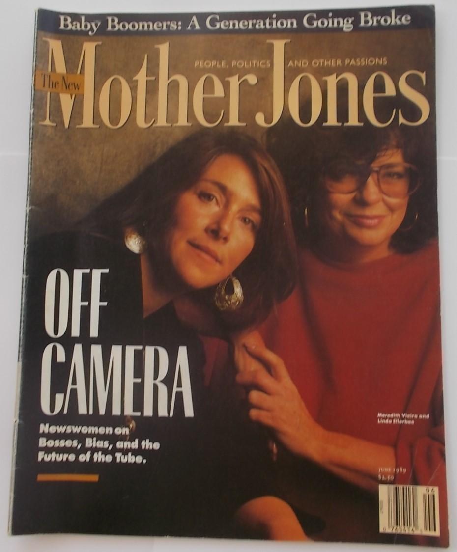 Mother Jones Magazine June 1989 Cover Story Off Camera Newswomen