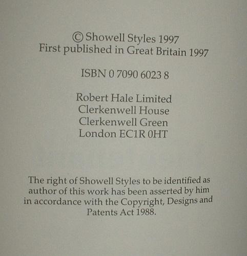 LIEUTENANT FITTON by SHOWELL STYLES ,: Fine Hardcover (1997) 1st ...