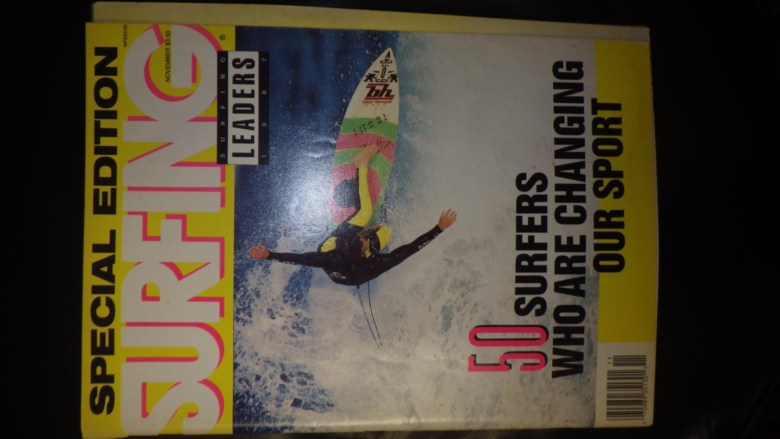 Surfing MAGAZINE November 1987, Special Edition, Surfing Leaders with ...