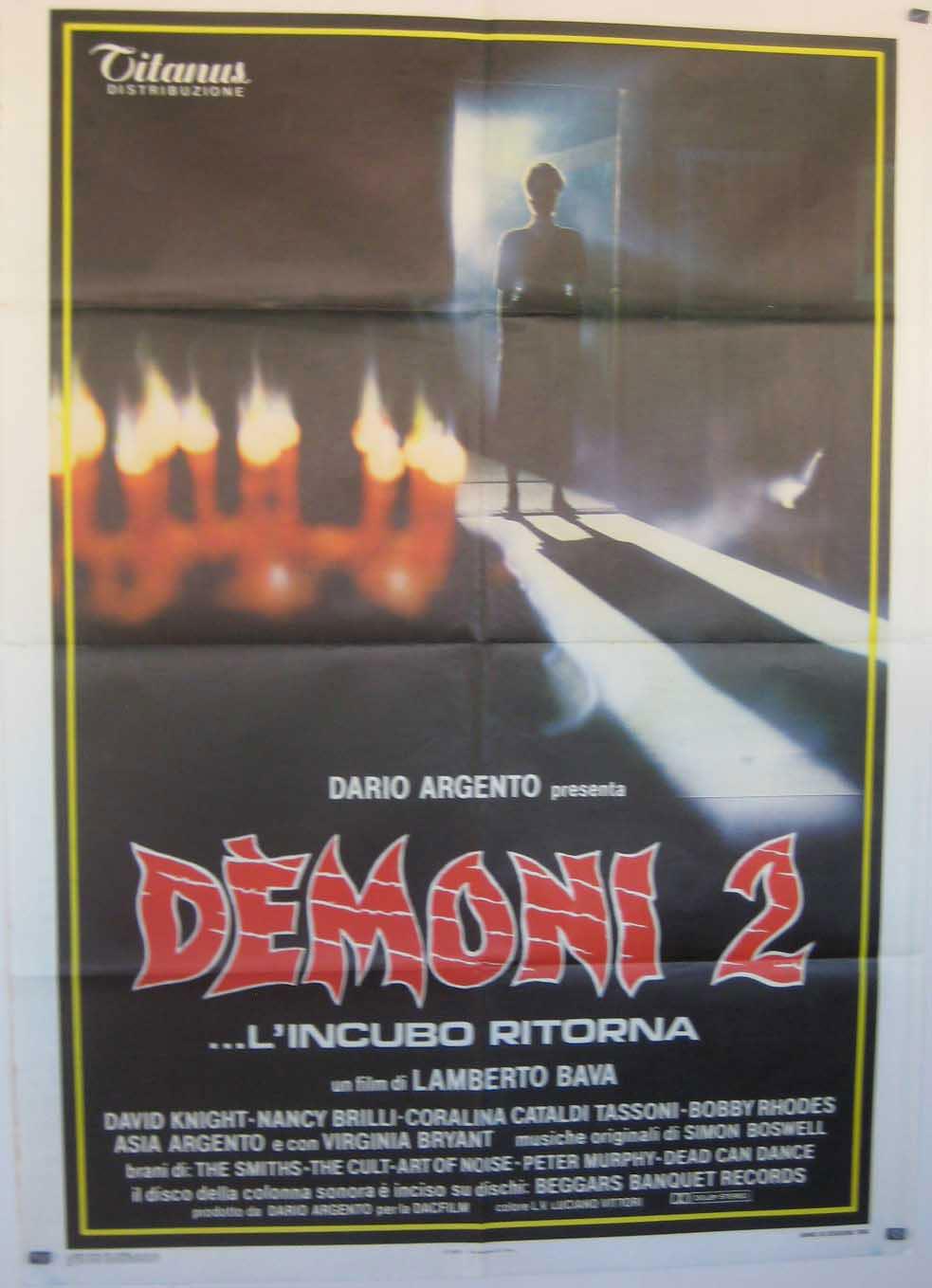 DEMONI 2 - 1986Dir Lamberto BavaCast: David Edwin Knight Nancy Brilli ...