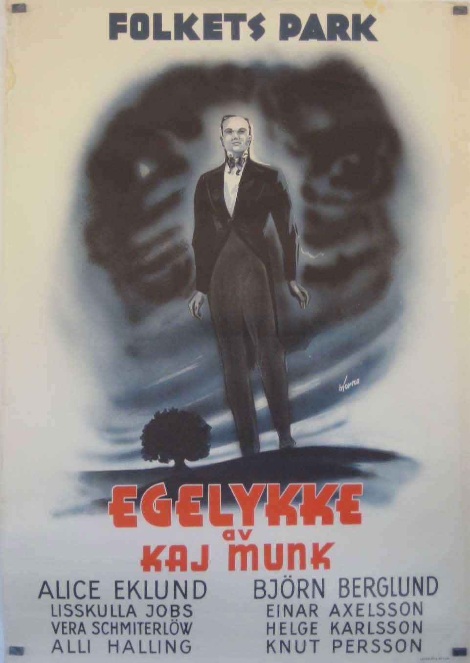 EGELYKKE AV KAJ MUNK folkest park - Dir Cast: ALICE EKLUNDBJORN BERGLUNDLISSKULLA JOBSSUECIA ...