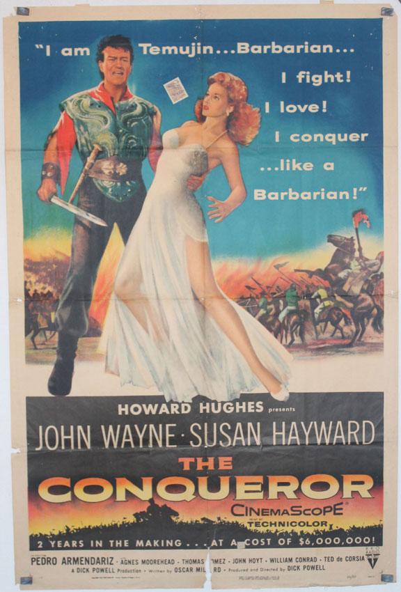 THE CONQUEROR - 1956Dir DICK POWELLCast: JOHN WAYNEPEDRO ...