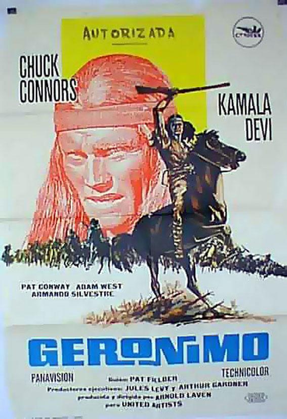 GERONIMO - 1962Dir ARNOLD LAVENCast: CHUCK CONNORSKAMALA DEVIPAT ...