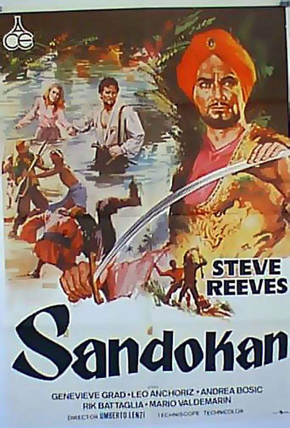SANDOKAN - 1963Dir UMBERTO LENZICast: STEVE REEVESGENEVIEVE GRADRICK ...