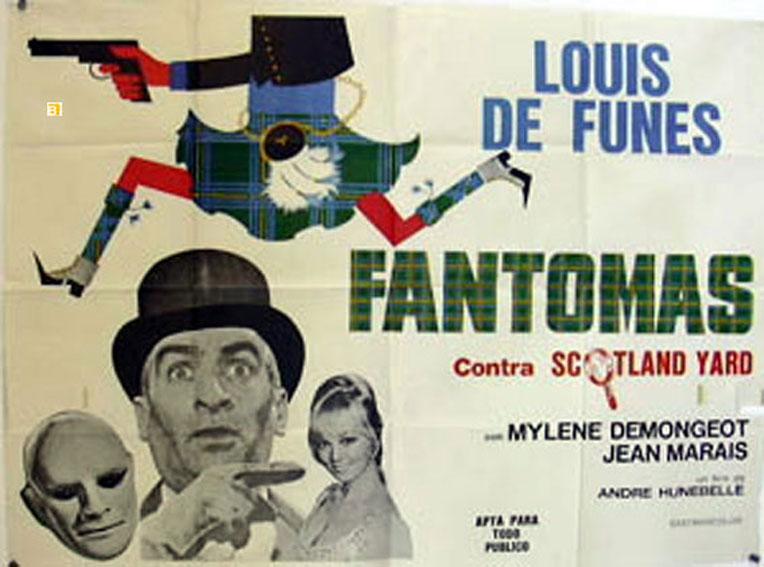 FANTOMAS CONTRA SCOTLAND YARD - 1967Dir ANDRE HUNEBELLECast: LOUIS DE ...