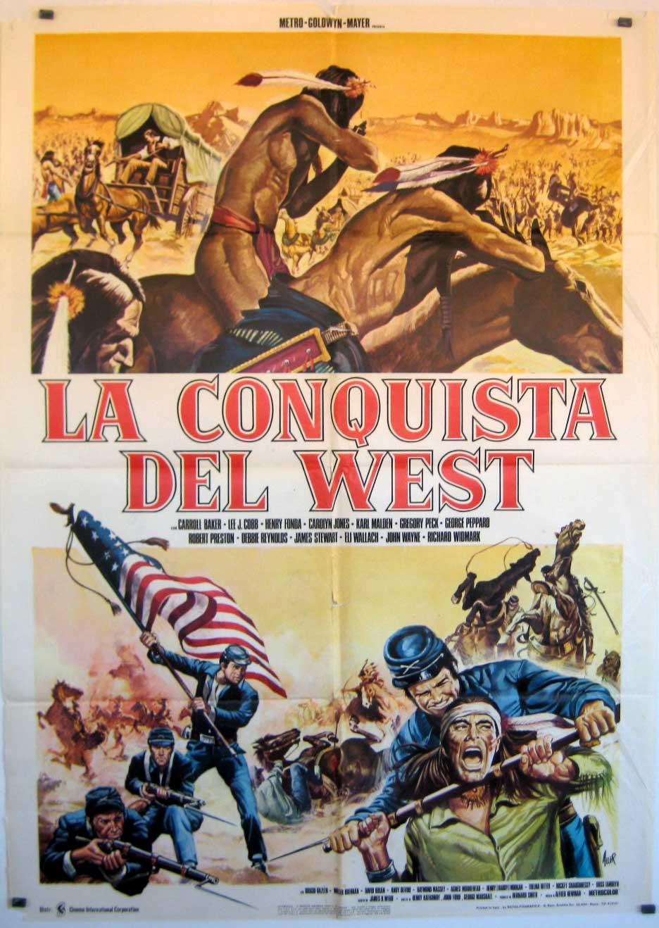 CONQUISTA DEL WEST, LA - 1962Dir HATHAWAY.FORD.MARSHALLCast: GREGORY ...