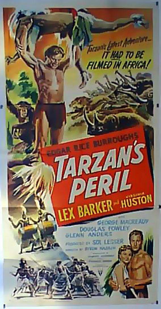 TARZANíS PERIL - 1951Dir BYRON HASKINCast: LEX BARKERVIRGINIA ...