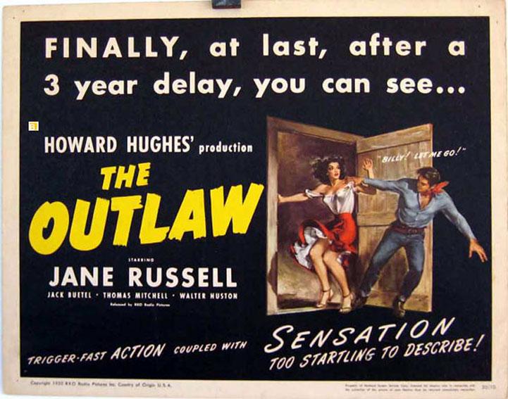 Outlaw The 1943dir Howard Hughescast Jane Russelljack Buetelwalter
