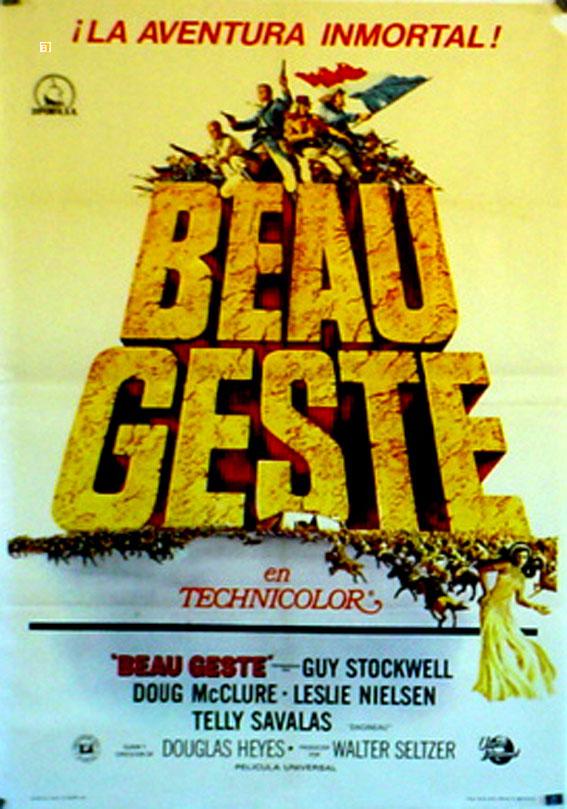 BEAU GESTE - 1966Dir DOUGLAS HEYESCast: GUY STOCKWELLDOUG Mc ...