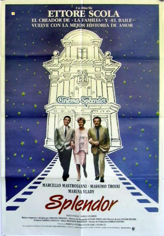 SPLENDOR - 1989Dir SCOLACast: MARCELLO MASTROIANNIMARINA VLADYARGENTINA ...