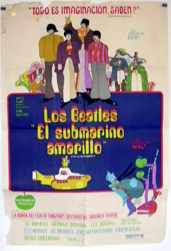 EL SUBMARINO AMARILLO - 1968Dir GEORGE DUNNINGCast: THE BEATLESPAUL ...