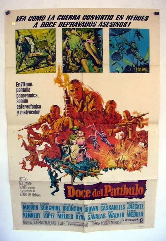 DOCE DEL PATIBULO - 1967Dir ROBERT ALDRICHCast: LEE MARVINERNEST ...