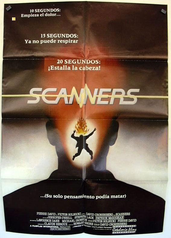 SCANNERS - 1981Dir DAVID CRONENBERGCast: JENNIFER O'NEILLSTEPHEN ...