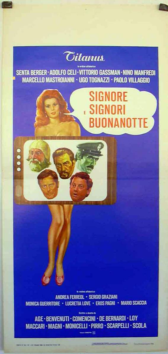 SIGNORE E SIGNORI BUONANOTTE - 1976Dir LUIGI COMENCININANNI LOYCast ...