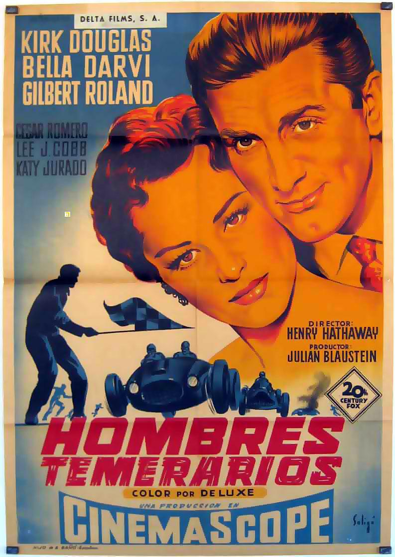HOMBRES TEMERARIOS - 1955Dir HENRY HATHAWAYCast: KIRK DOUGLASBELLA ...