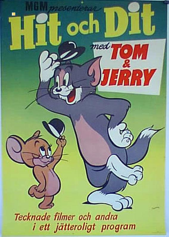 HIT OCH DIT MED TOM & JERRY - 1954Dir Joseph BarberaWilliam HannaCast ...