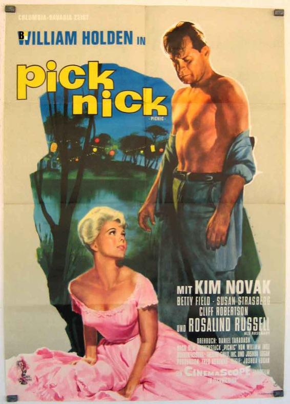 PICK NICK - 1955Dir JOSHUA LOGANCast: WILLIAM HOLDENKIM NOVAKROSALIND ...