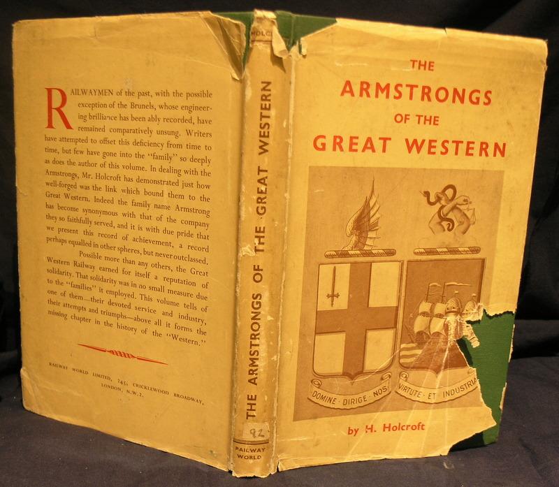 The Armstrongs of the Great Western von Holcroft. H.: Very Good Hardcover (1953) 1st Edition ...