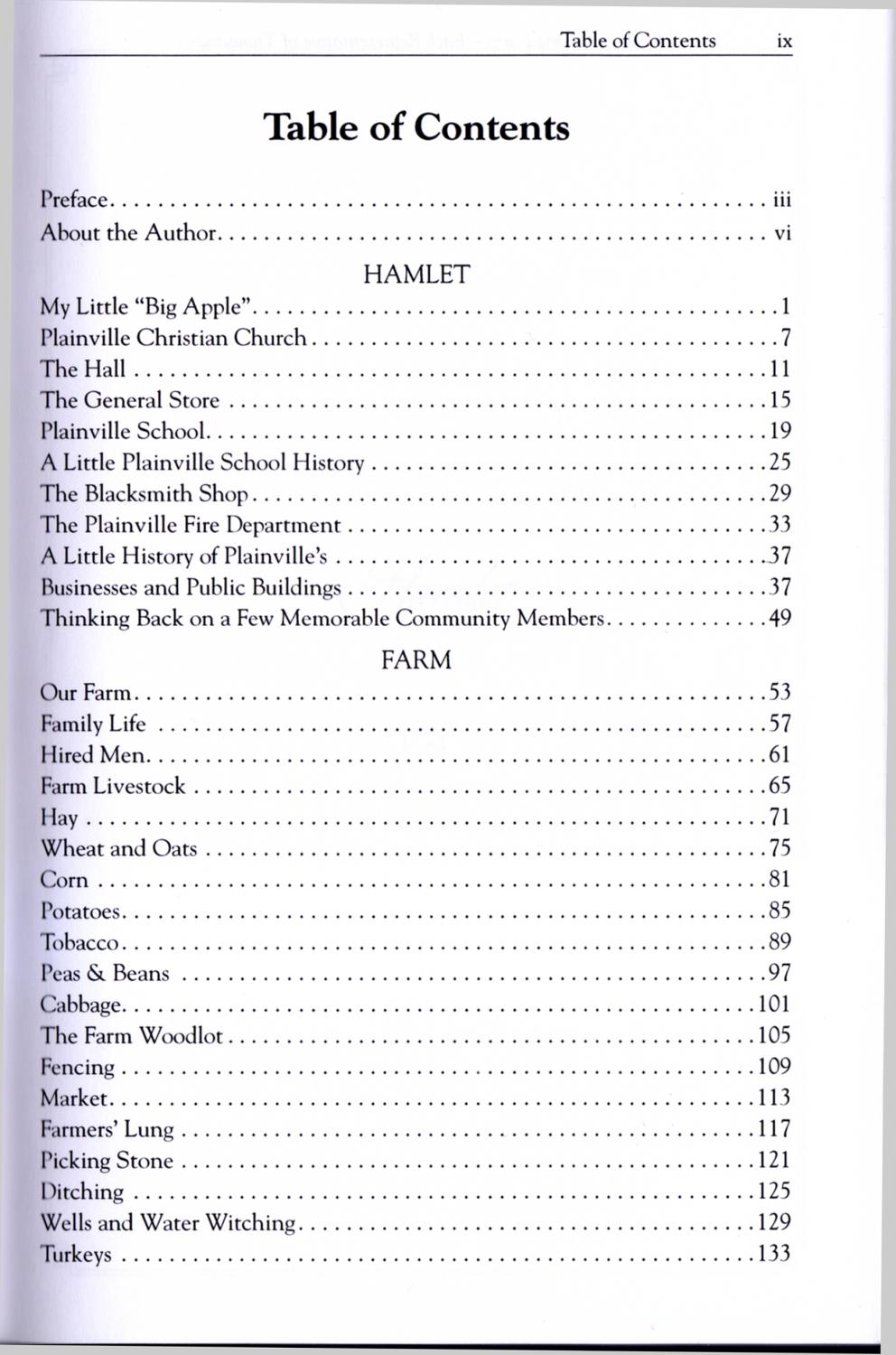 One Hamlet and One Farm - Each Representative of Thousands. First ...