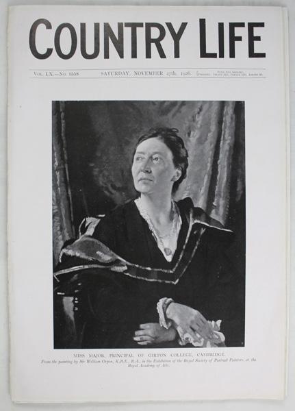 Original Issue of Country Life Magazine Dated November 27th 1926 with a ...