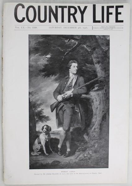 Original Issue of Country Life Magazine Dated December 4th 1926 with an ...