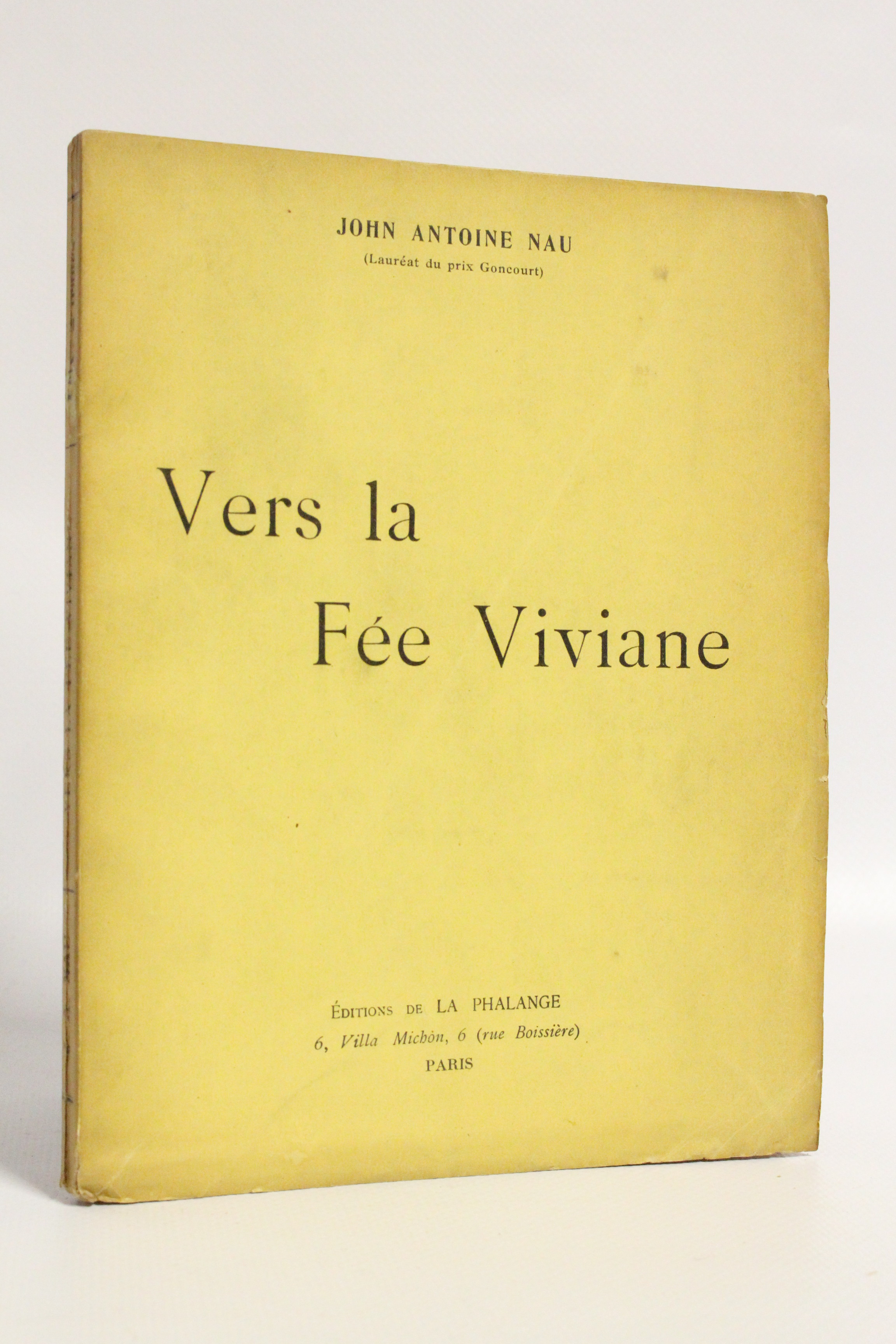 Vers la fée Viviane by John-Antoine NAU: couverture souple (1908 ...