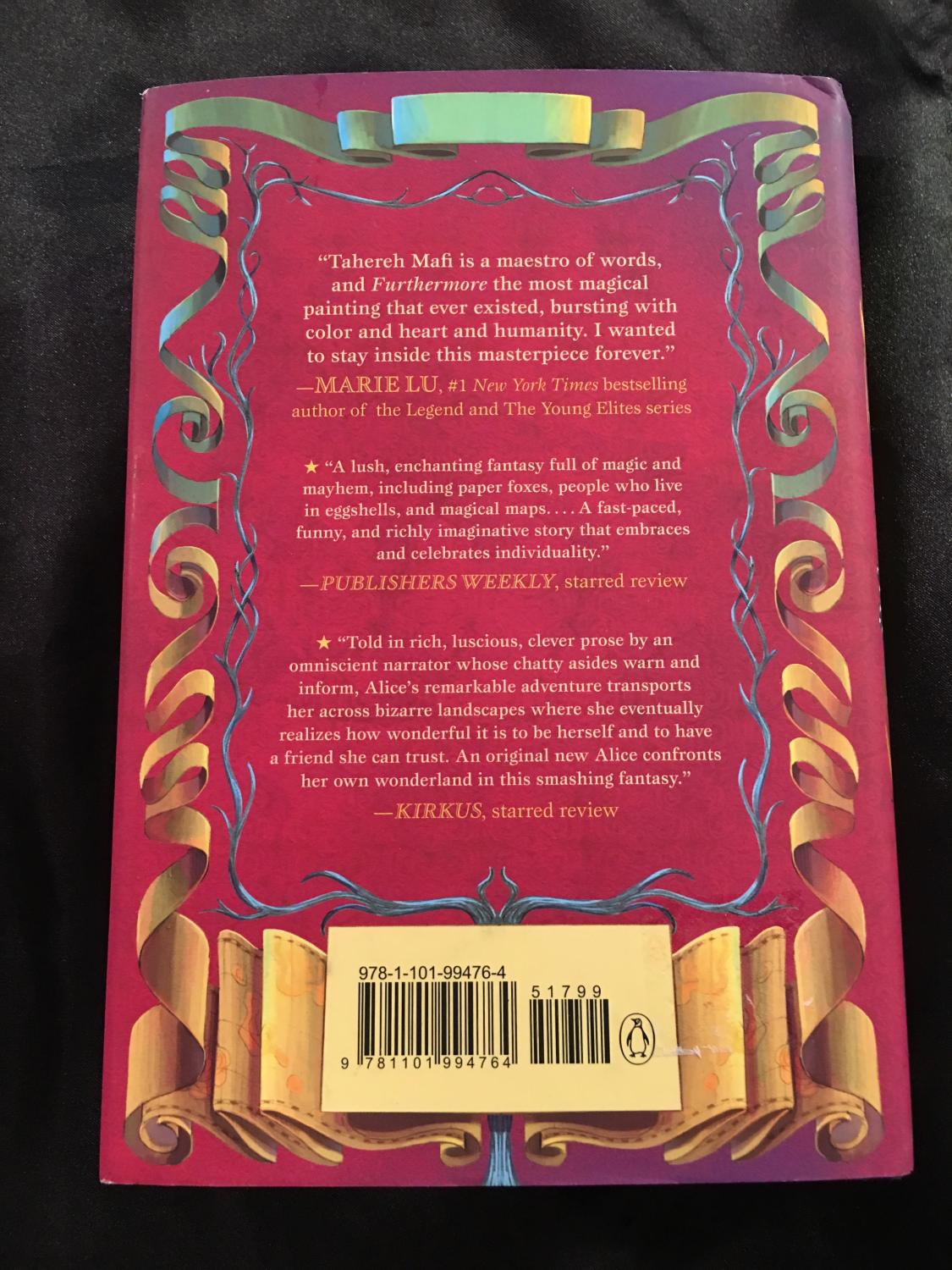 Furthermore by Tahereh Mafi: Very Good Hardcover (2016) 1st Edition ...