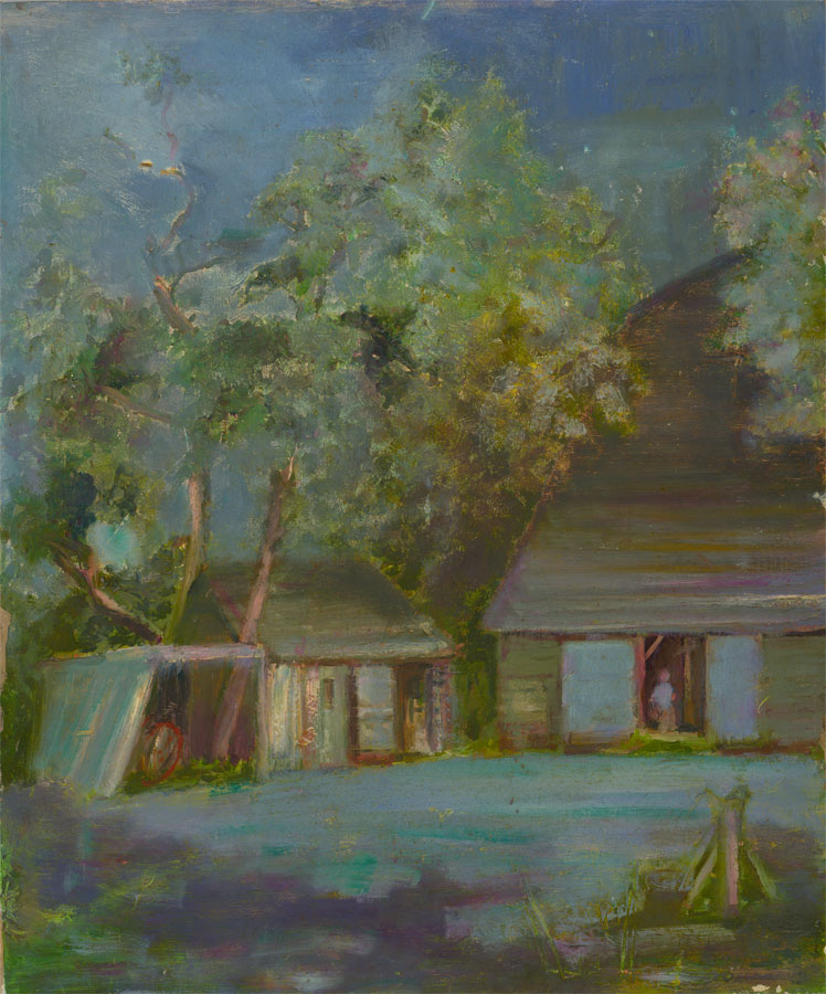 Contemporary Acrylic - Buildings and Trees: Kunst / Grafik / Poster ...