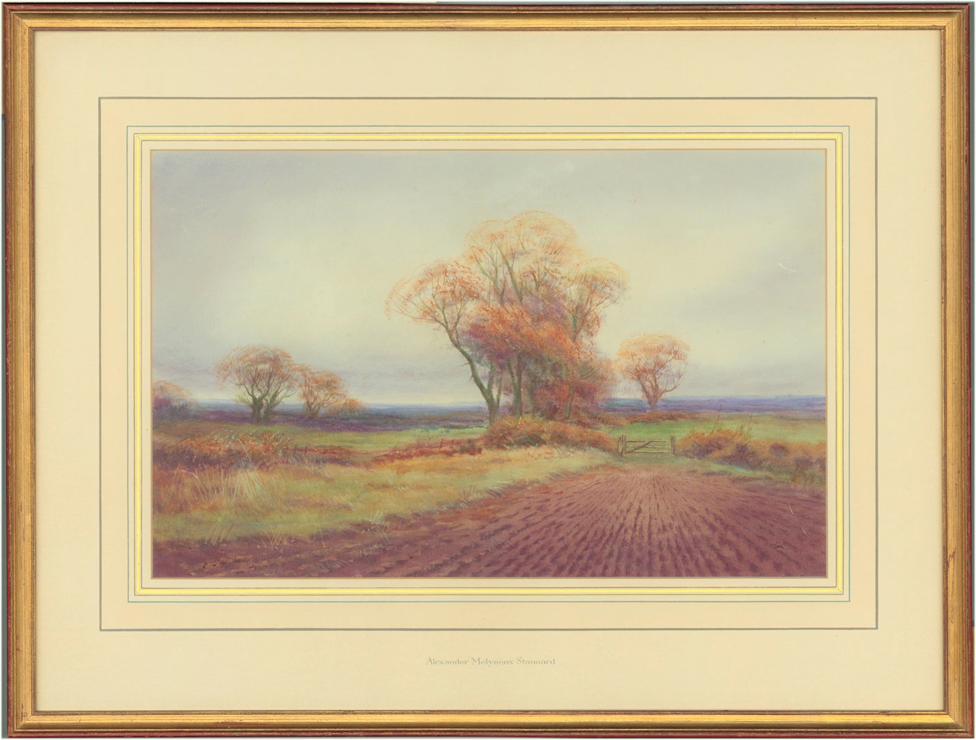 Alexander Molyneux Stannard (British 1878 - 1975) - Watercolour, Rural ...