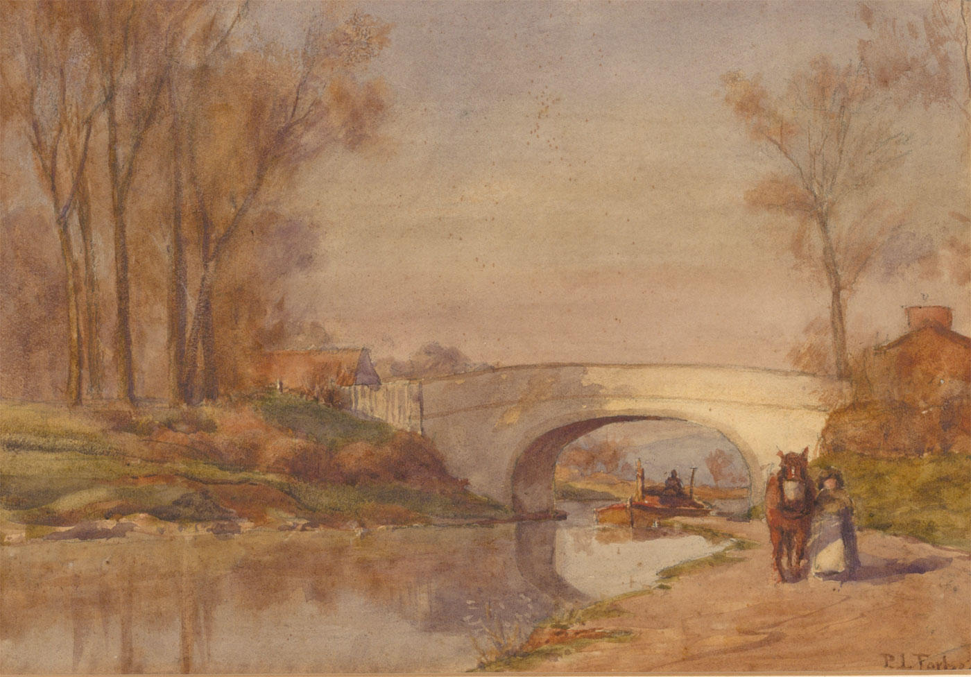 Patrick Lewis Forbes - Signed, Framed Late 19th Century Watercolour ...