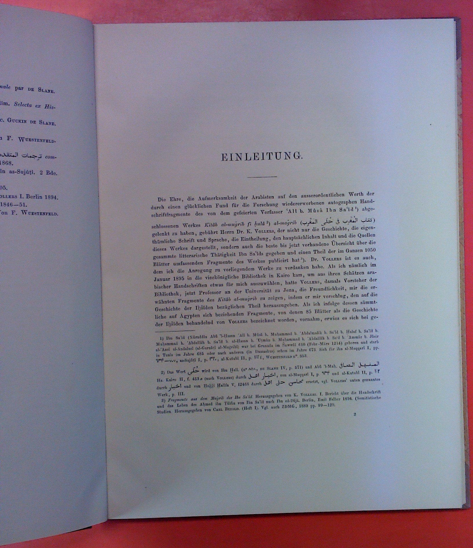Ibn Saids Geschichte der Ihsiden und fustatensische Biographien. von ...