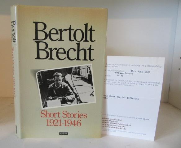 Bertolt Brecht : Short Stories, 1921-1946 by Brecht, Bertolt ; Manheim ...