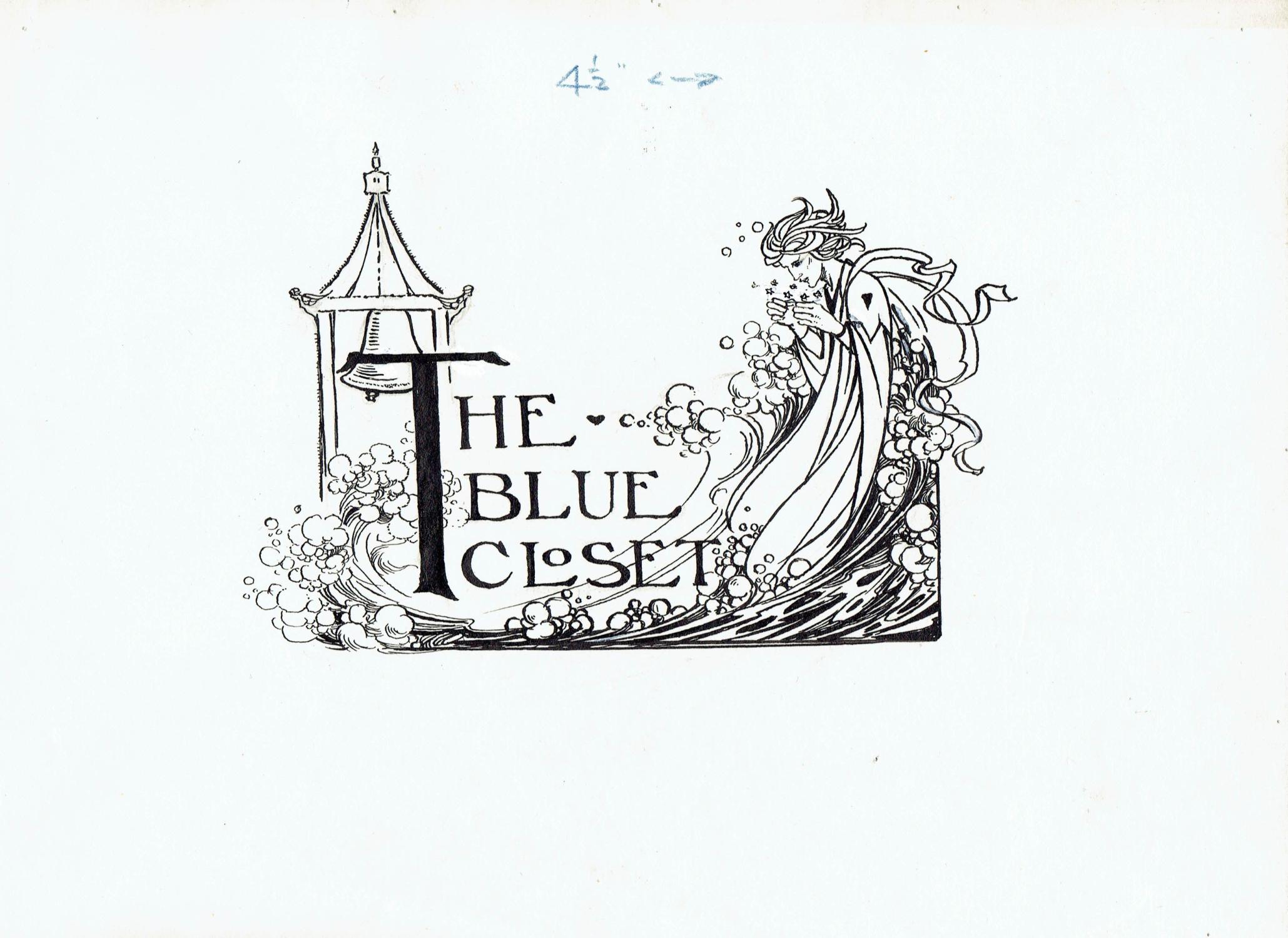 ORIGINAL PEN AND INK DRAWING BY FLORENCE HARRISON FROM EARLY POEMS OF ...