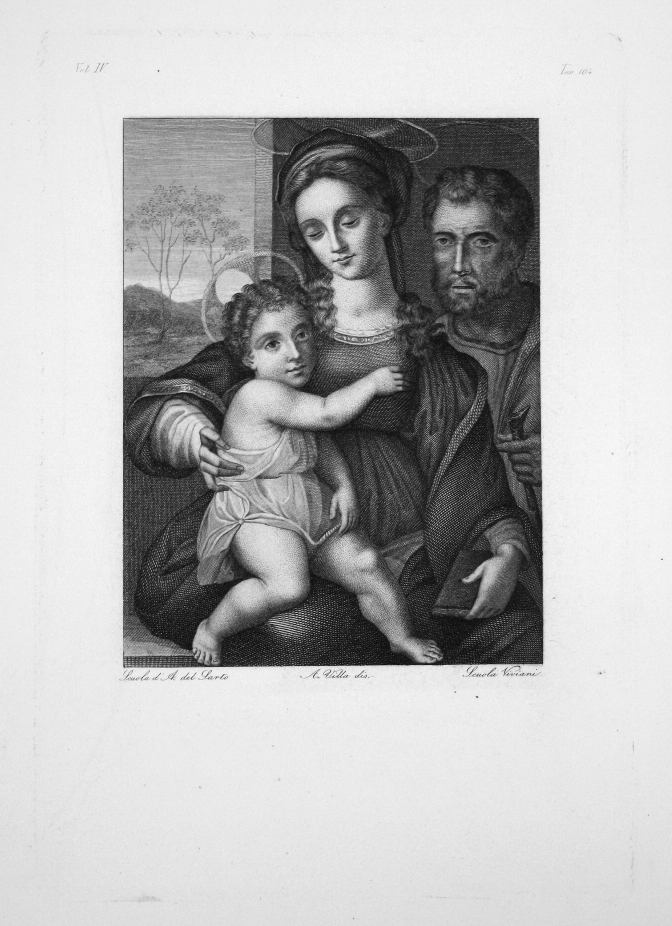 (Sainte-Famille) by Andrea del Sarto:: (1840) Art / Print / Poster ...