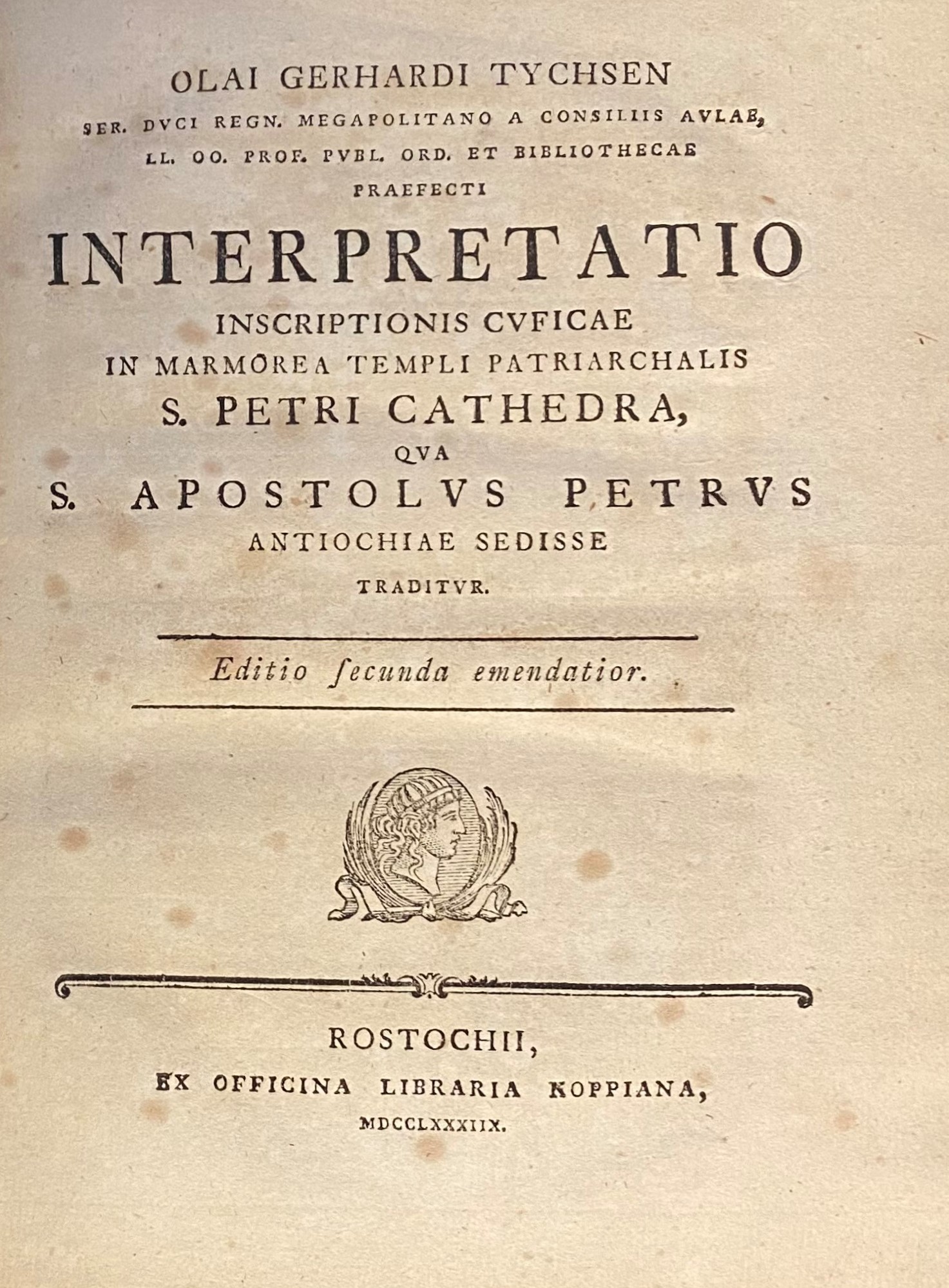 Opuscula quatuor antiquitates orientales illustrantia + Interpretatio ...