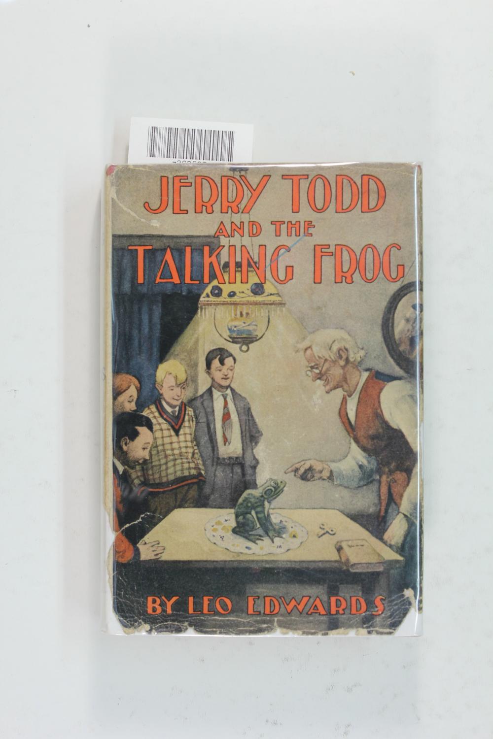 Jerry Todd and the Talking Frog. de Edwards, Leo; Bert Salg (illus ...
