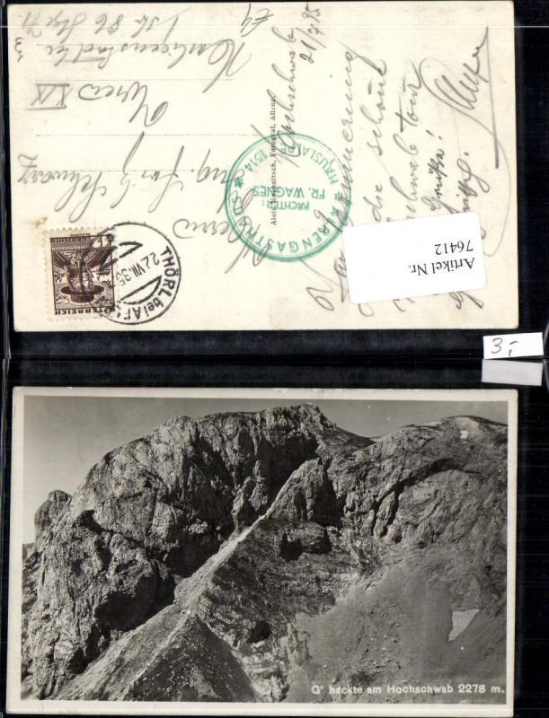 76412,Ghackte Hochschwab Seewiesen Seeberg: Manuskript ...