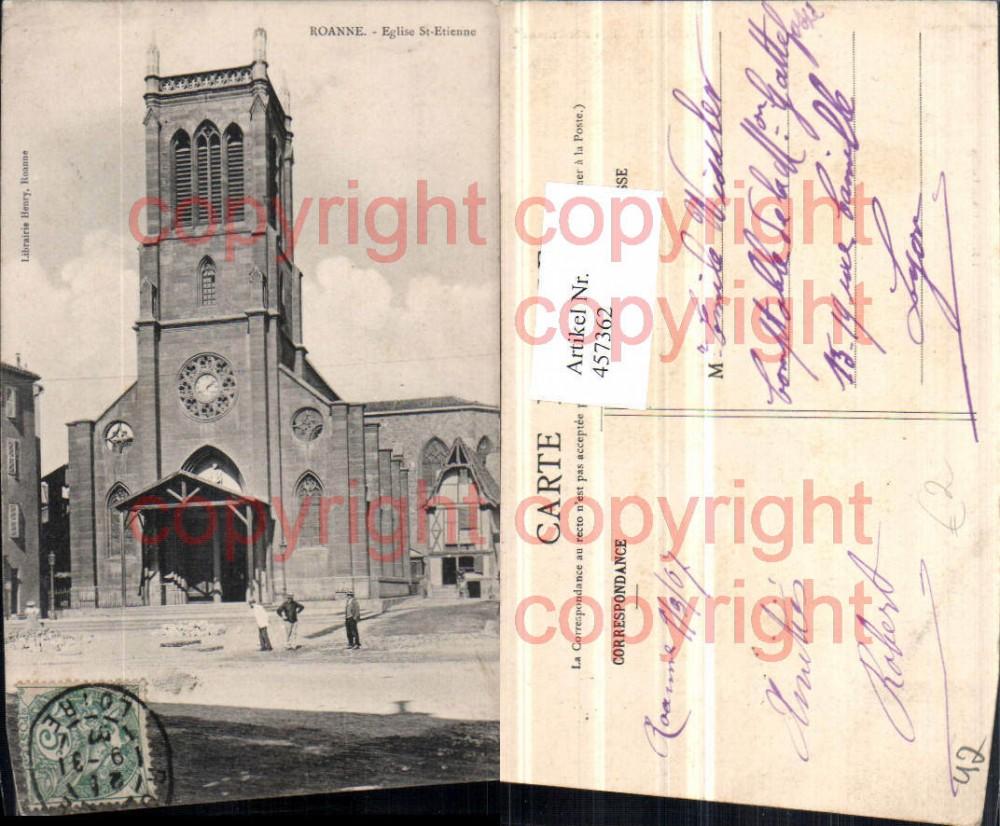 457362,Rhone-Alpes Loire Roanne Eglise St-Etienne Kirche: Manuscript ... 457362,Rhone-Alpes Loire Roanne Eglise St-Etienne Kirche: Manuscript ...