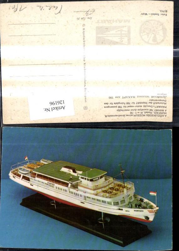 126196,Binnenschiff Schiff Modell Motorschiff Mahart Donauverkehr ...