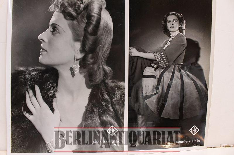 8 Photos aus UFA-Filmen und 2 aus anderen. Zusammen 10 Original-Fotos ...