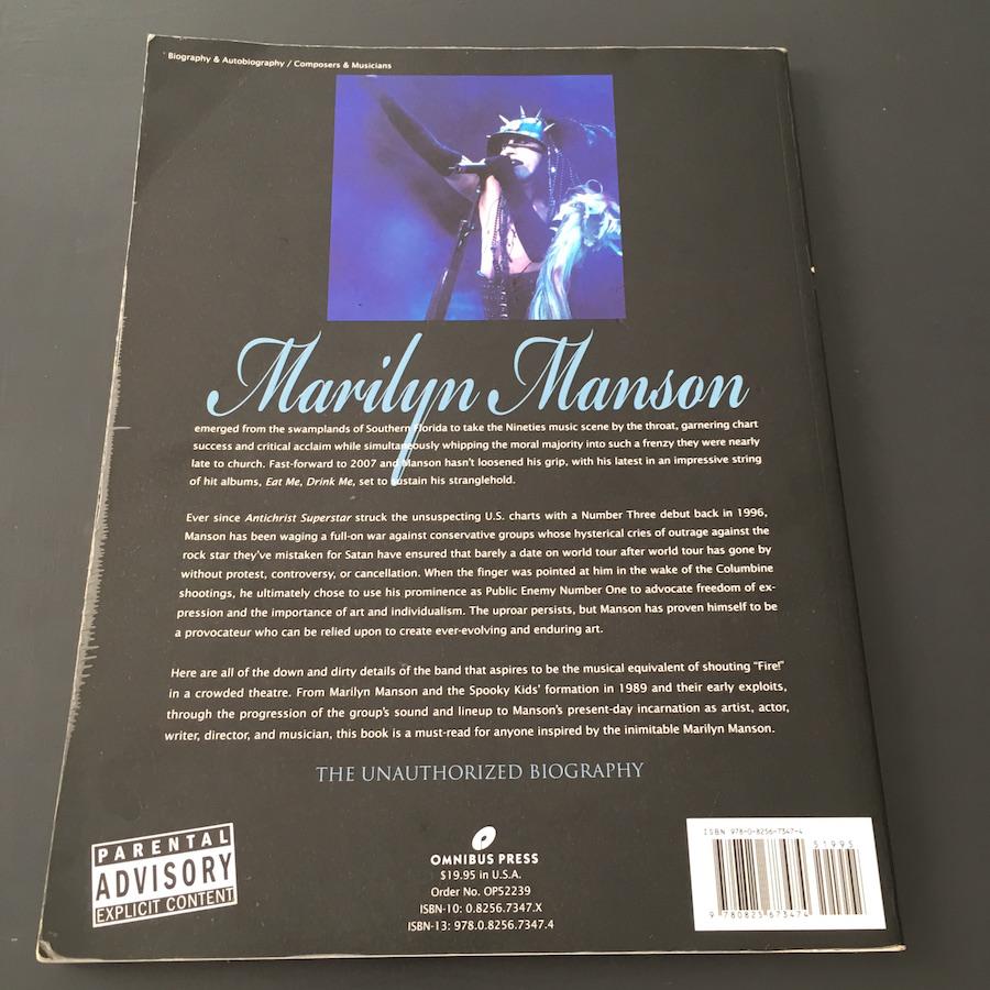 Marilyn Manson: The Unauthorized Biography de Doug Small: Good Soft ...