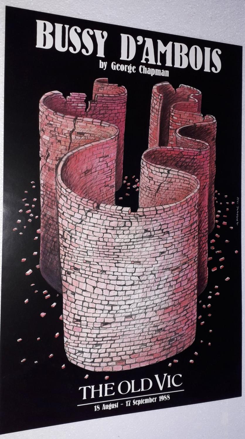 Original Vintage Theatre Lobby Poster From The Old Vic Theatre ...