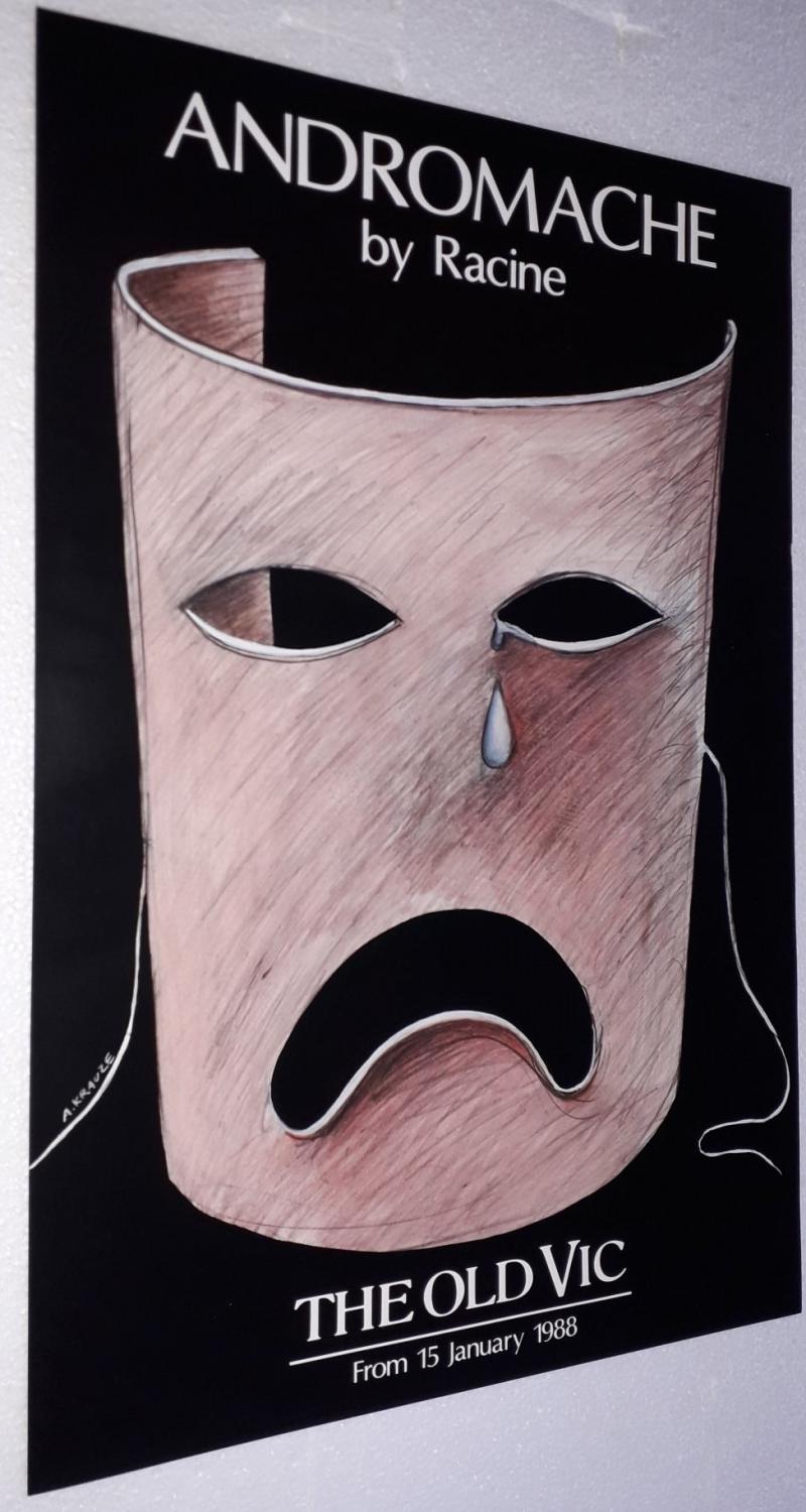 Original Vintage Theatre Lobby Poster From The Old Vic Theatre ...