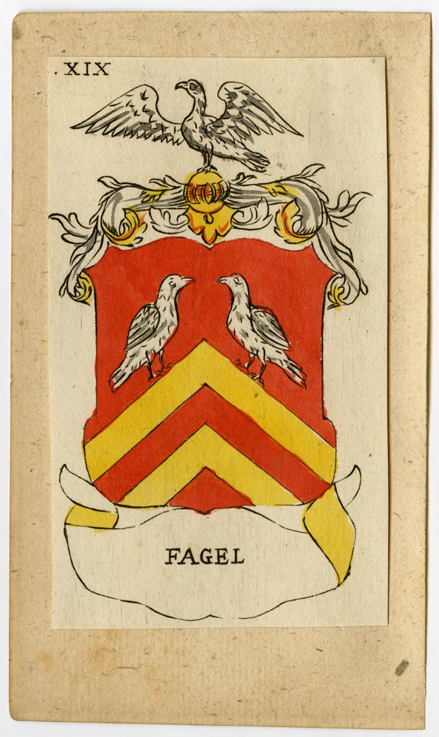 Antique Print-FAGEL-COAT OF ARMS-Ferwerda-1781: (1781) Art / Print ...
