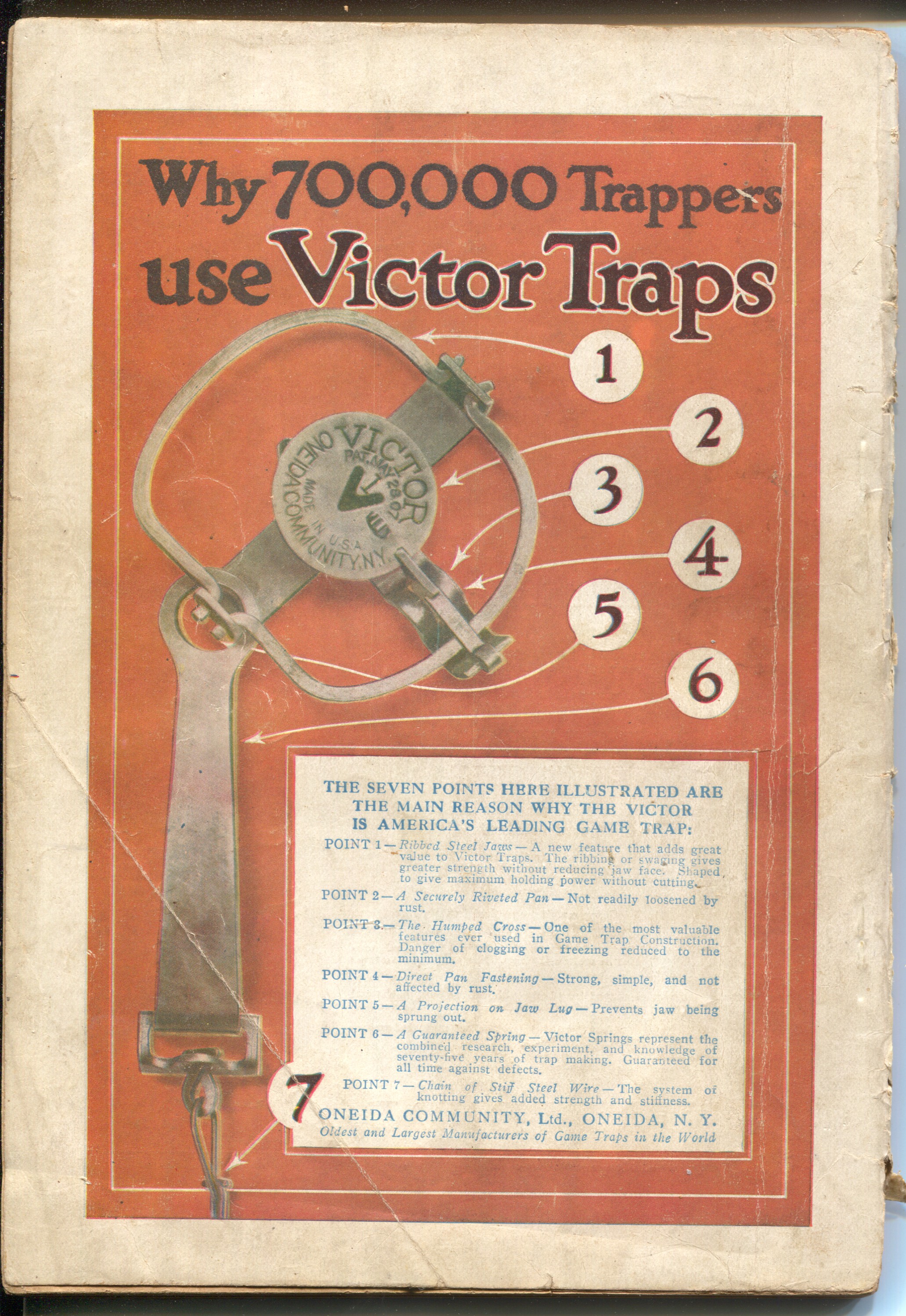 Hunter Trapper Trader 8/1920-pulp format outdoor mag-great ads=VG ...
