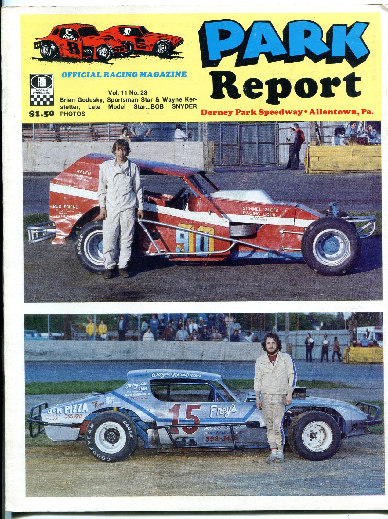 Dorney Park Speedway Racing Program September 28 1985: (1985 ...