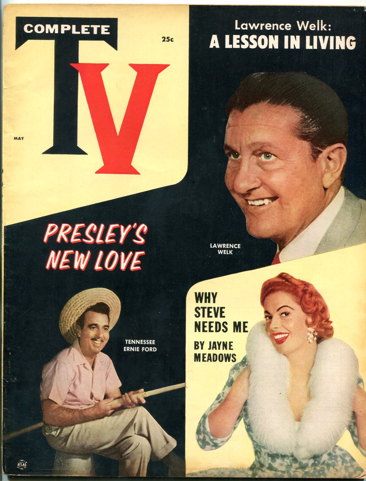 Complete TV Magazine May 1957- Tennessee Ernie Ford- Superman George ...